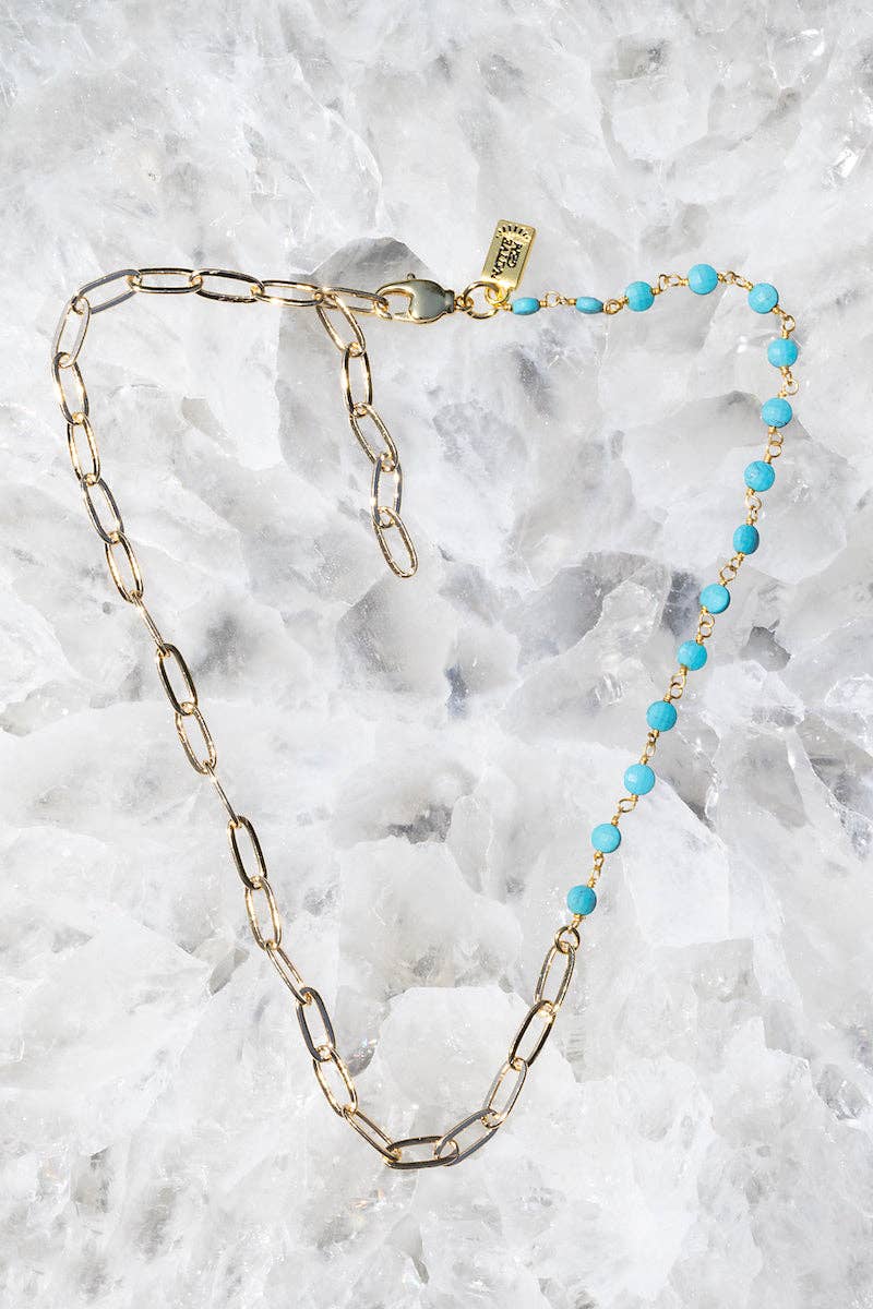 Gia Oceanstone Necklace – The Jazzy Cowgirl