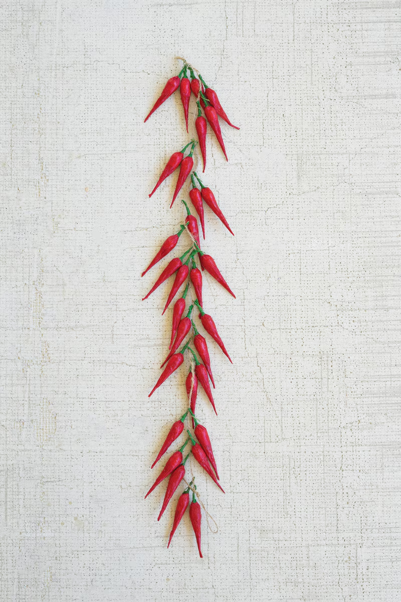 String of Artificial Small Red Peppers – The Jazzy Cowgirl